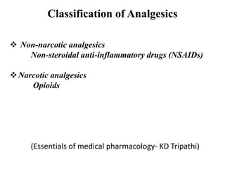 Analgesics in Dentistry | PPTX