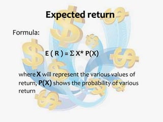 Risk and Return | PPTX