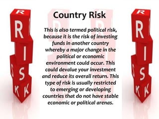 Risk and Return | PPTX