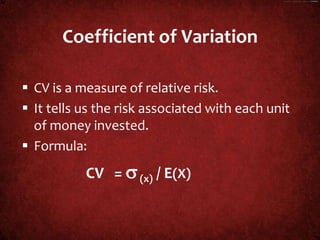 Risk and Return | PPTX