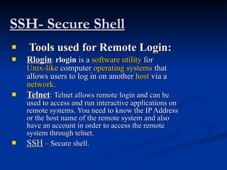 Remote Login | PPT