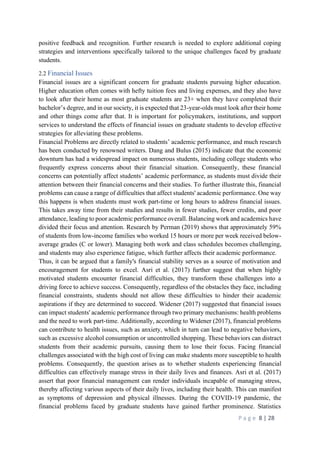 Mental Health Issues of Graduate Students | PDF