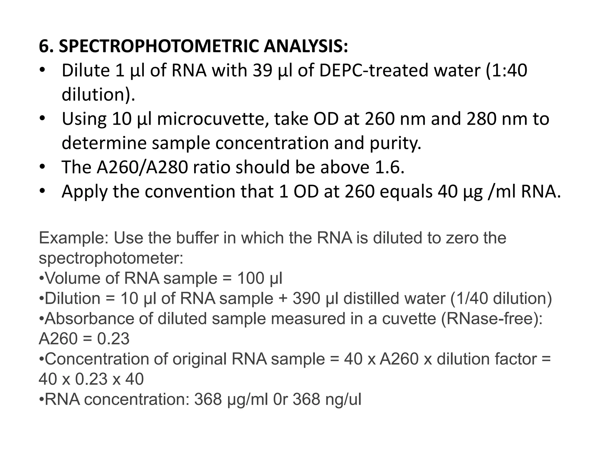 RNA isolation methods | PPTX | Chemistry | Science