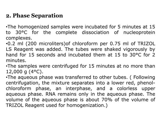 RNA isolation methods | PPT