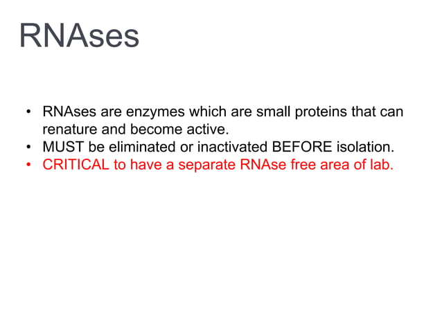 RNA isolation methods | PPTX