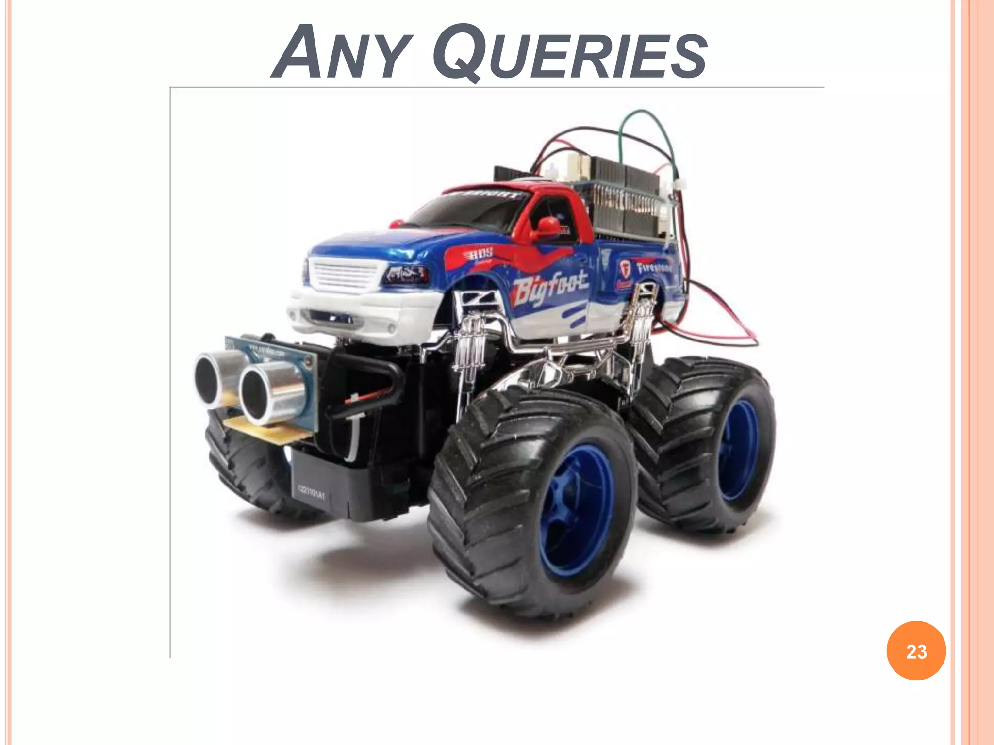 Robot controlled car using Wireless Module | PPTX | Operating Systems | Computer Software and ...