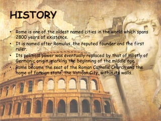 Final rome ppt | PPT