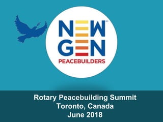 NewGen Peacebuilders: Making Peace Education Available to Everyone | PPTX