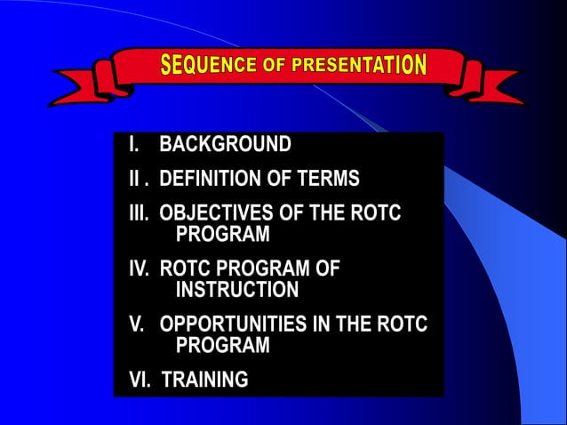 FINAL ROTC ORIENTATION 1204 CDC.pptx | Vocational Training | Careers