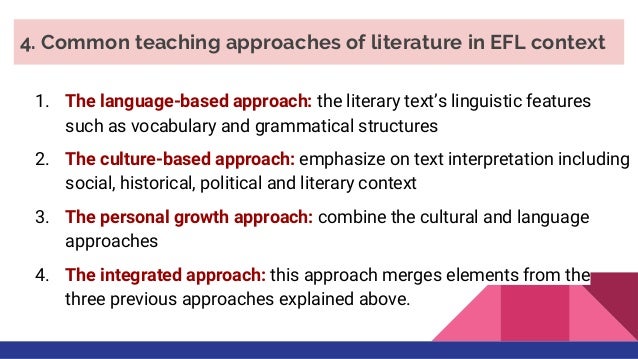 EFL Learners’ Attitudes towards Literature Text Selection and Teachi…
