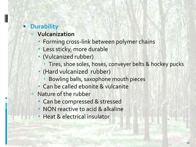 Rubber presentation slide | PPTX