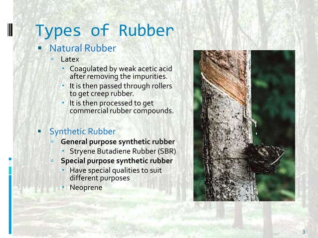 Rubber presentation slide | PPTX