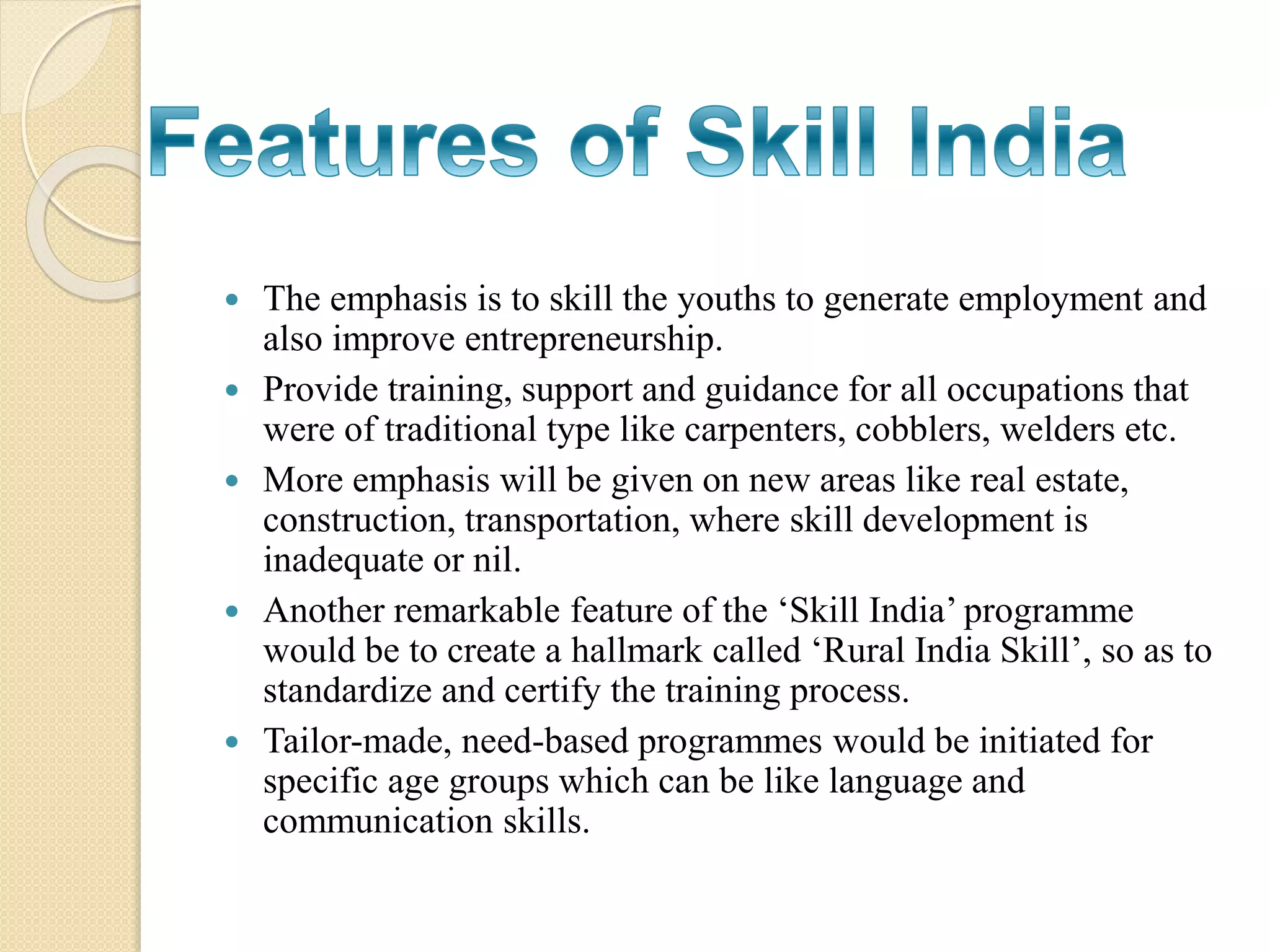 RURAL SKILL DEVELOPMENT PRESENTATION BY AMAN DWIVEDI | PPTX