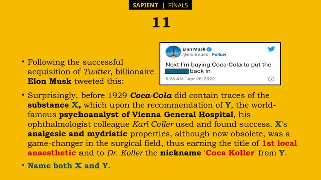 SAPIENT Medi-trivia Quiz (FINALS) | TRI-ORTA 2025 | PPTX