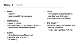 BACHELOR OF SCIENCE IN NURSING - CARE FOR FRAILTY & SARCOPENIA | PDF