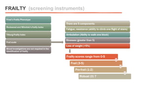 BACHELOR OF SCIENCE IN NURSING - CARE FOR FRAILTY & SARCOPENIA | PPT