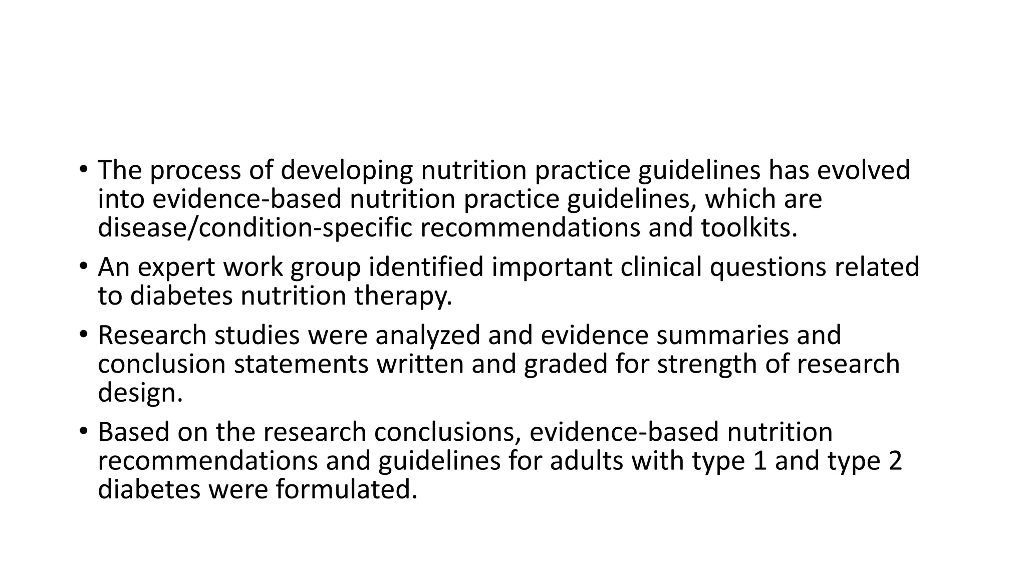 finals-evidence-based-nutrition practice | PPTX