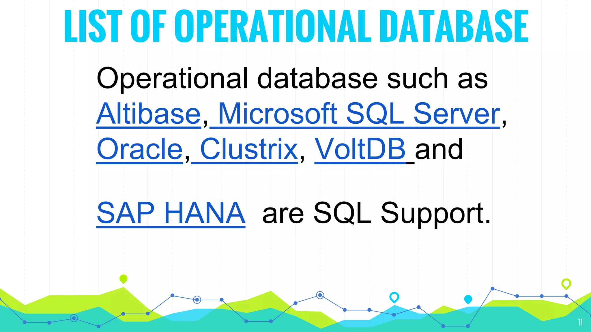 Operational Database | PPTX