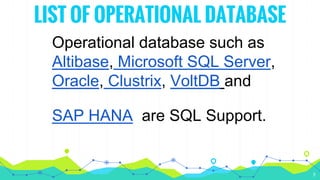 Operational Database | PPTX