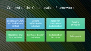 Final_ SADC MALARIA COLLABORATION FRAMEWORK.pptx