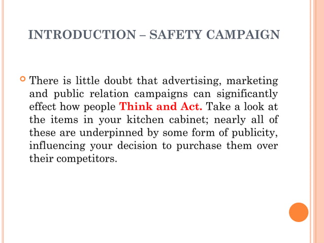 final safety campaign presentation for near miss reporting | PPTX ...