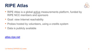 Know Your Network: Why Every Network Operator Should Host RIPE Atlas | PDF