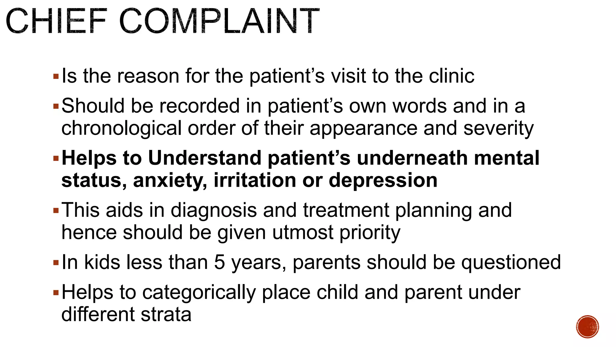 comprehensive case history recording in pediatric dentistry | PPTX