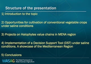 Saline Agriculture: Scaling up Opportunities and Challenges | PDF