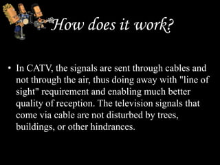 satellite and cable television | PPTX