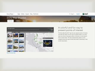 How to Create a ArcGIS Story Map Final Presentation | PPTX