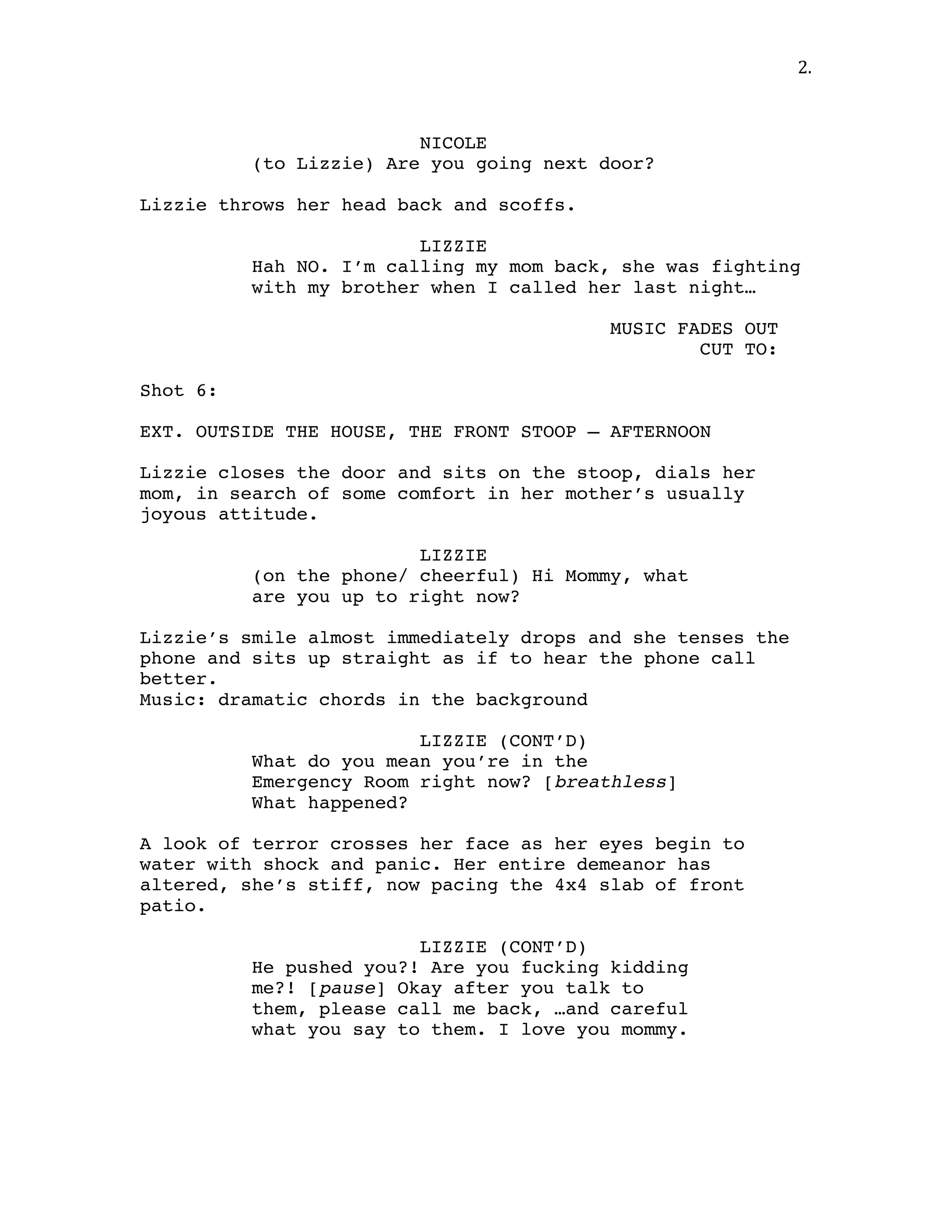 Final screenplay | PDF