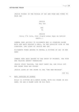 Final script for Hatton Park | PDF