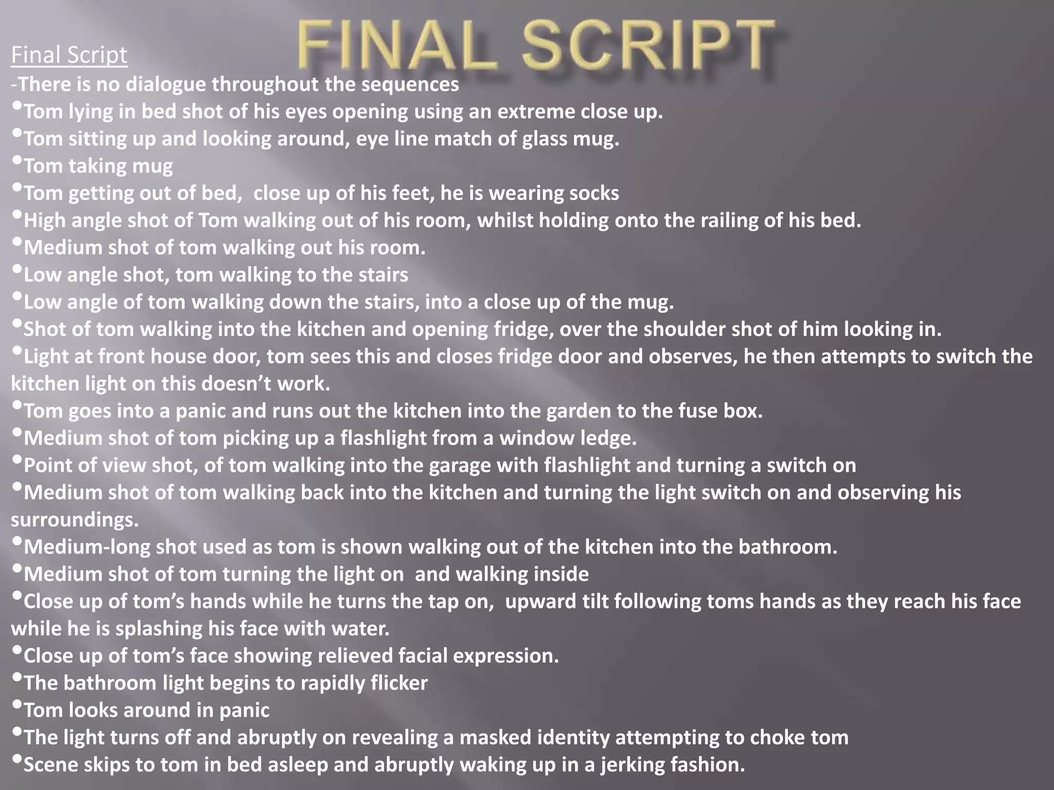 Final script | PPTX