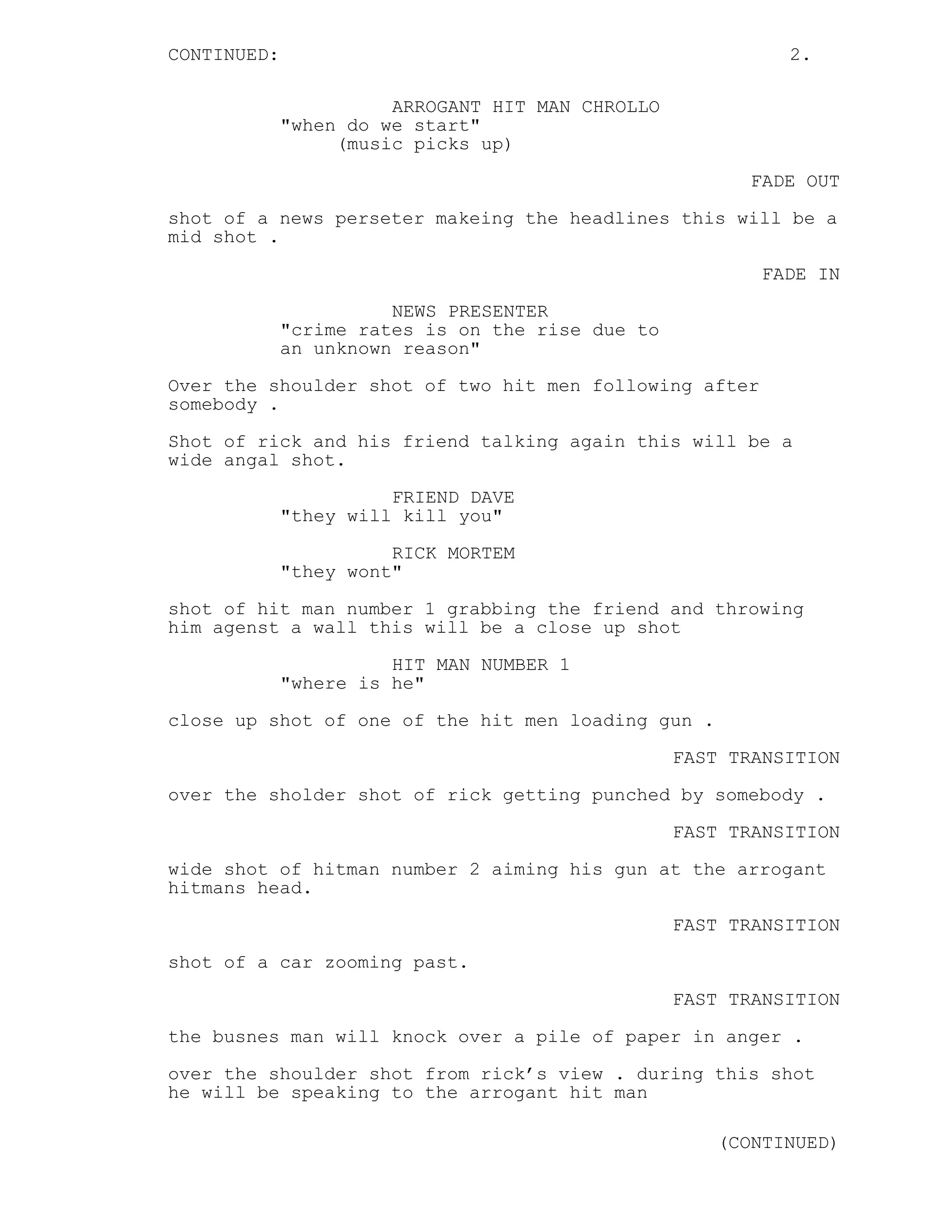 Final script | PDF | Movies | Entertainment