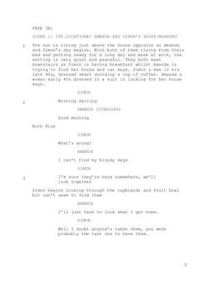 Fina l script | DOCX | Movies | Entertainment