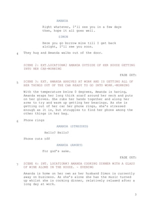 Fina l script | DOCX | Movies | Entertainment