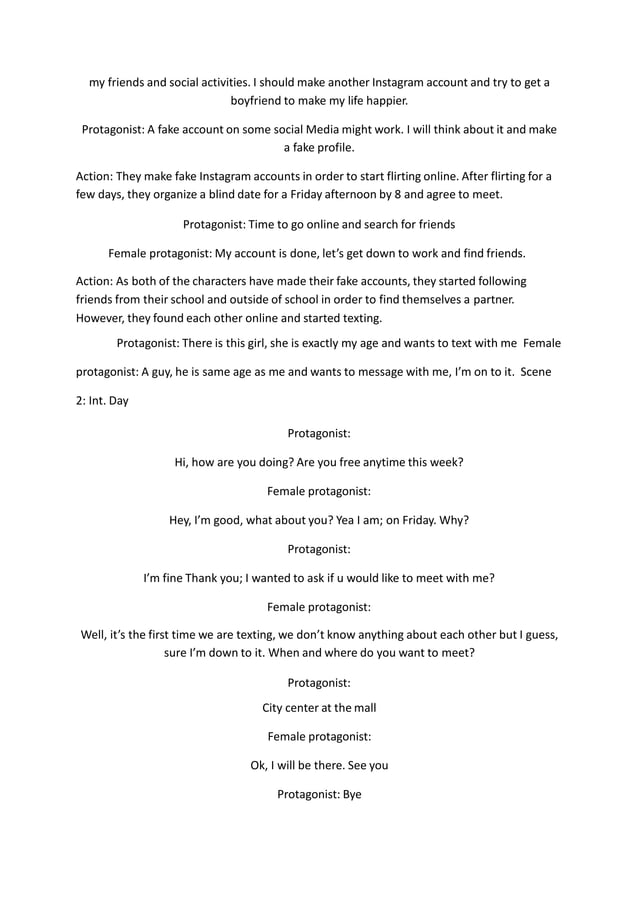 Final script draft 2 | PDF