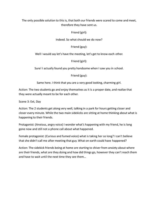 Final script draft 2 | PDF