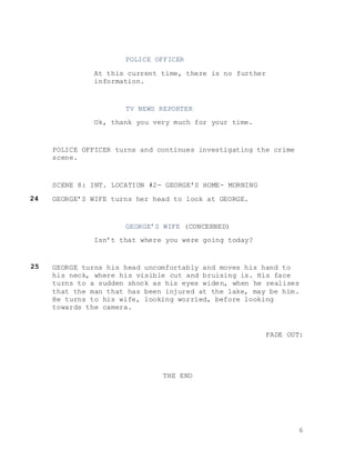 FINAL SCRIPT WITH REFERENCE NUMBERS | PDF