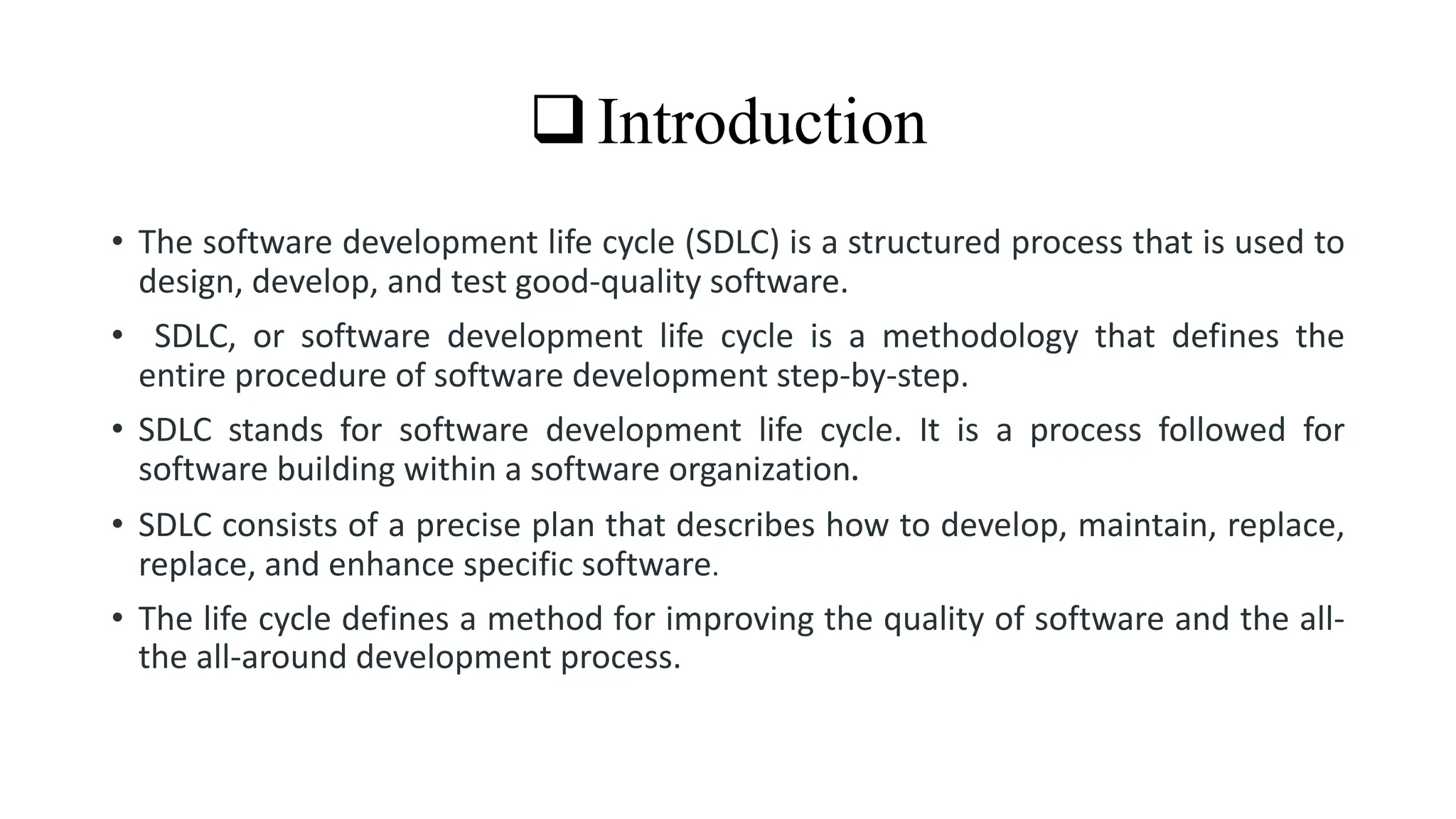 Software development life cycle (Software engineering) pptx | PPTX ...