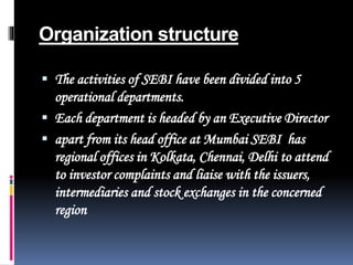 Final sebi ppt | PPT