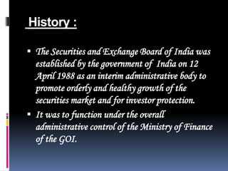 Final sebi ppt | PPT