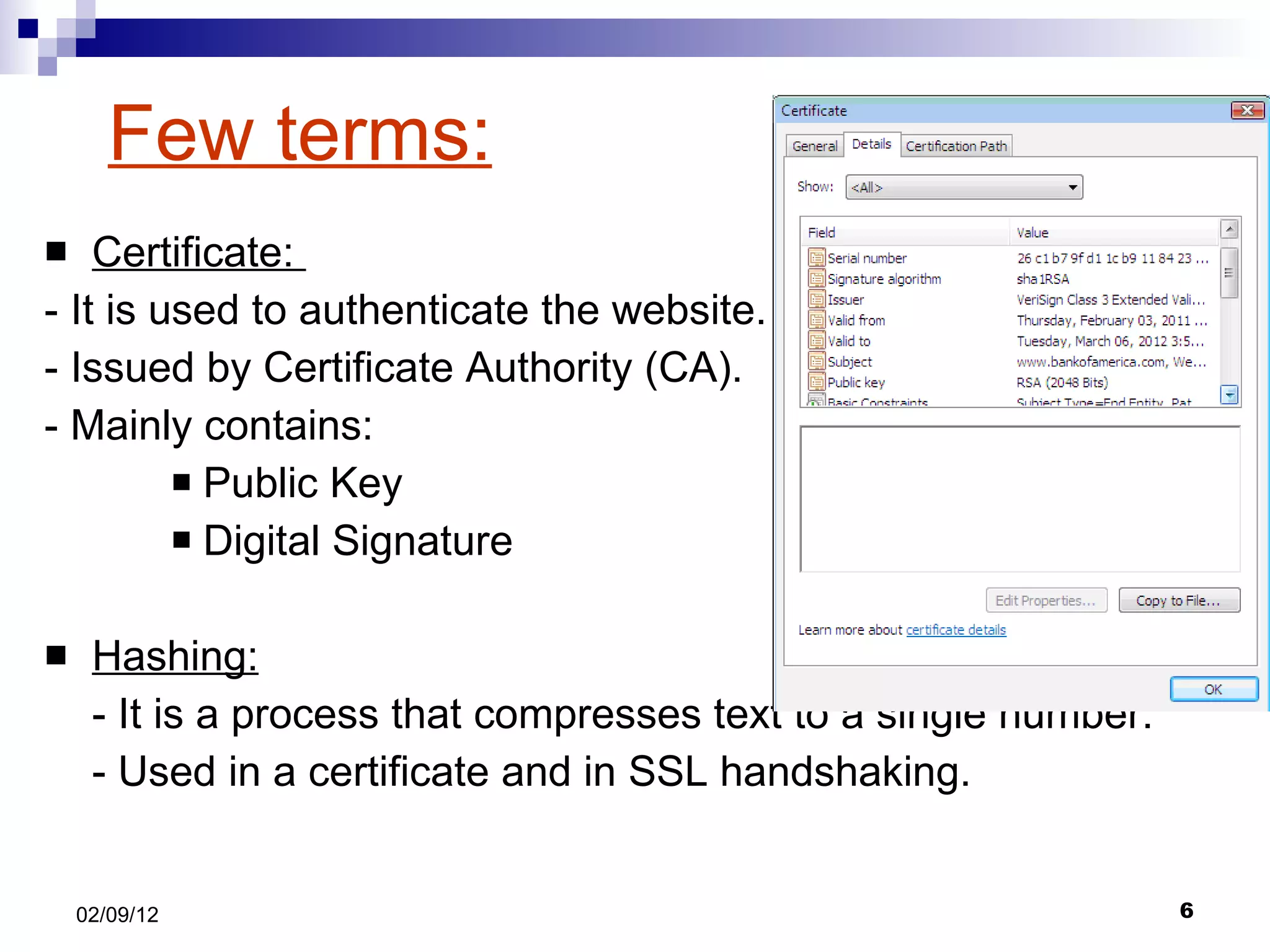 Secure Socket Layer Ssl Ppt Information And Network Security