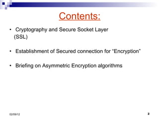 Secure Socket Layer (SSL) | PPT