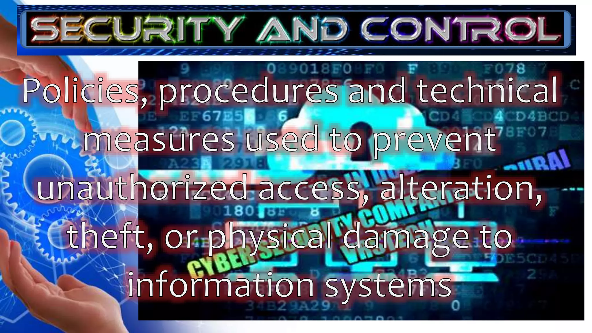 Security and Control Issues in information Systems | PPT | Free Download