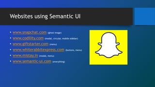 Semantic UI Introduction | PPT