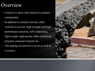 special types of concrete | PPTX
