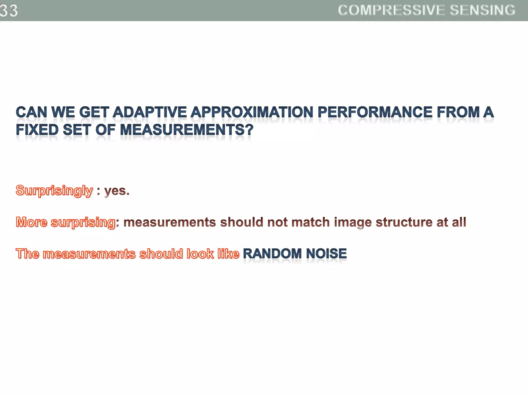 Introduction to Compressive Sensing (Compressed Sensing) | PPT