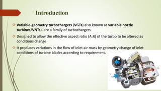 variable geometry turbocharger | PPTX