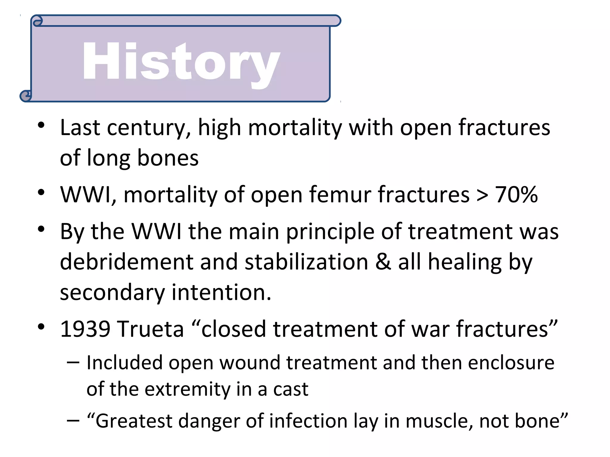 management of open fracture | PPT